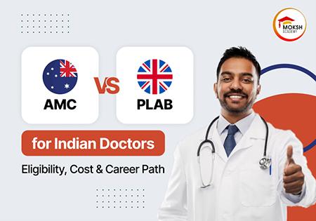AMC vs PLAB for Indian Doctors - Cost, Eligibility & Career
